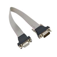 China Male VGA HDB15 To Female Ribbon Cable 15 Pin 100mm Length for sale