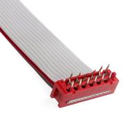 China Idc Connector UL2651 12 Pin Ribbon Cable 1.27mm Pitch for Electronic for sale