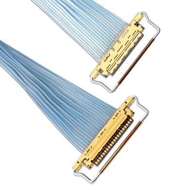 China Lcd Tv Micro Coax Ribbon Cable 20453-220t-03 0.5 Pitch 20 pin for sale
