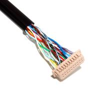 China HRS DF13-20DS-1.25C Universal  LVDS LCD Cable 1.0mm Pitch DF14 LCD Connector for sale