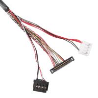 China 46 AWG Lvds Harness Ipex 20453-240t-03 Jst Phr-4 To 20380-R30t-06 for sale