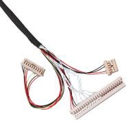 China 1.25mm LVDS Screen Cable , LVDS Harness HIROSE DF13-10S-1.25C TO HIROSE DF14-5S-1.25C for sale
