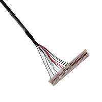China 0.5mm LVDS LCD Cable I-Pex 20453-240t To Hirose Df14-30s-1.25c Connector for sale