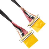 China 36 AWG Full Hd LVDS LCD Cable Assembly I-Pex 20453-240t-01 To 20453-240t-01 for sale