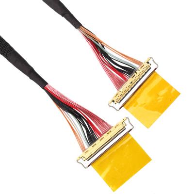 China 36 AWG Full Hd LVDS LCD Cable Assembly I-Pex 20453-240t-01 To 20453-240t-01 for sale