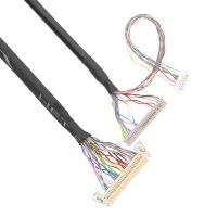 China 28 AWG LVDS LCD Cable Assembly Jst SHP-7 To HRS Df14 To A-1058-Hl-30p for sale
