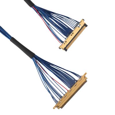 China 42 46 AWG Lvds Coaxial Cable Jae Fi-Jh40c-B To Hd1p040ma1r6000 Edp for sale