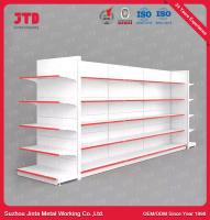 China Commercial Retail Store Gondola Supermarket Display Shelving Powder Coated for sale