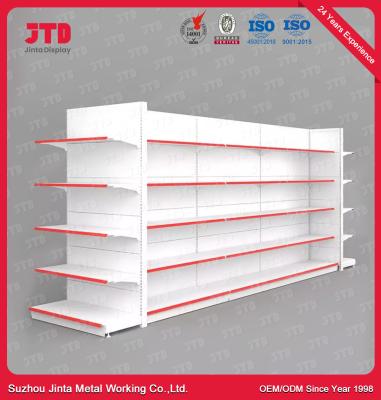 China Commercial Retail Store Gondola Supermarket Display Shelving Powder Coated for sale