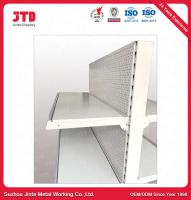 China S50 Double Sides Gondola Shop Shelving Powder Coated Finish for sale