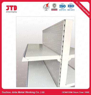 China S50 Double Sides Gondola Shop Shelving Powder Coated Finish for sale