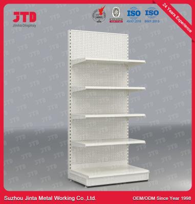 China Supermarket Display Gondola Shop Shelving Powder Coated Finish for sale