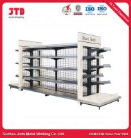 China Smooth Steel Display Shelving For Retail Stores Supermarket Display Racking System for sale