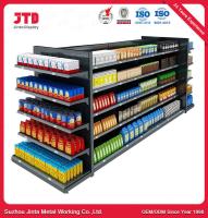 China Powder Coated Grocery Store Shop Display Shelving Gondola Supermarket Shelving for sale
