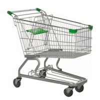 China Metal Shopping Trolley Cart For Supermarkets And Stores for sale
