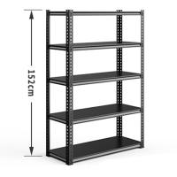 China Office Slotted Angle Shelving Boltless Rivet Metal Steel Warehouse Rack for sale
