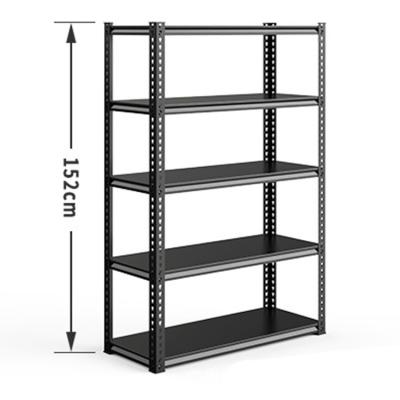 China Office Slotted Angle Shelving Boltless Rivet Metal Steel Warehouse Rack for sale
