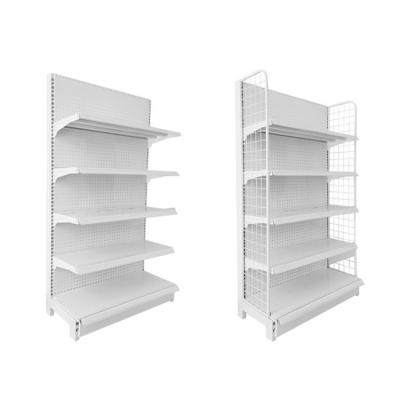 China Retail Display Stand With Two Side Wire Supermarket Display Shelf for sale