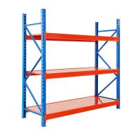 China Cold Rolled Steel Warehouse Storage Metal Rack Heavy Duty Pallet Shelves for sale