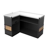 China Powder Coating Supermarket Retail Checkout System With Cold Rolled Steel Construction for sale