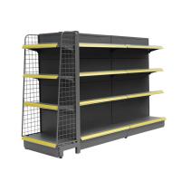 China Easy Installation Supermarket Display Shelving With Cold Rolled Steel For Durable for sale