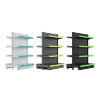 China Stable Supermarket Display Shelving With Load Capacity Of 30-80KG/Layer For Storage for sale