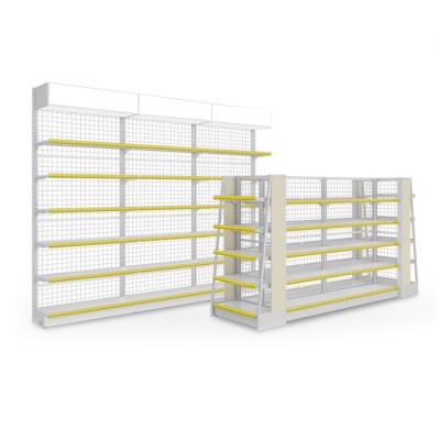 China Cold Rolled Steel Structure Retail Shelving System For Supermarket 30 - 80KG/Layer for sale