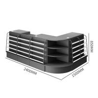 China Customizable Store Checkout Counter With Durable Conveyer Belt for sale