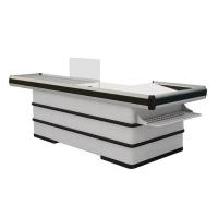 China Custom Cold Rolled Steel Checkout Counter Durability Customizable Color for sale