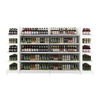 China Customized Supermarket Display Shelving With Sturdy Structure And Personalized Colors for sale