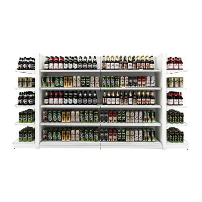 China Customized Supermarket Display Shelving With Sturdy Structure And Personalized Colors for sale