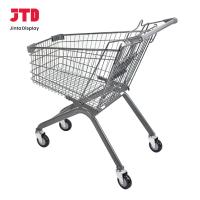 China Convenient Sturdy Metal Shopping Trolley For Smooth Shopping Experience for sale