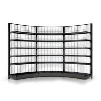 China Wire Display Shelving 50 Lbs Capacity Double-Sided Rack for sale