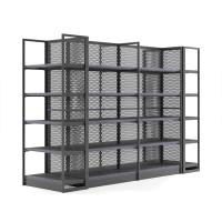 China Galvanized Wire Display Shelving 180kg Capacity Adjustable Shelves for sale