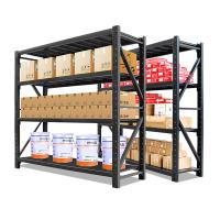 China Industrial Style Warehouse Metal Racks with Freestanding or Wall-mounted Options and ISO9001 Certification for sale
