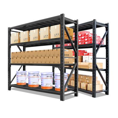 China Industrial Style Warehouse Metal Racks with Freestanding or Wall-mounted Options and ISO9001 Certification for sale