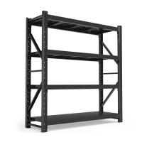 China Heavy-Duty Silver Warehouse Metal Racks with 200 Kgs Load Capacity and Modular Design for Efficient Storage for sale