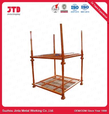 China 1 Ton Warehouse Metal Racks Disassemble 900mm Square Shape for sale