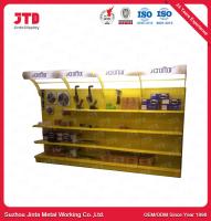China Yellow Power Tools Display Rack Stand 1800mm With Light Box for sale
