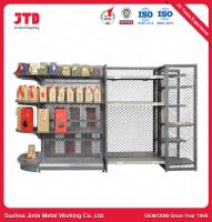 China BV Retail Display Shelving Unit MDF 4 Tier Storage Shelf for sale