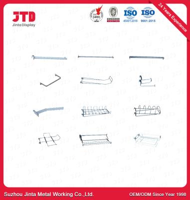 China Chromed Finish Double Wire Hook Supermarket Shelving Accessories for sale