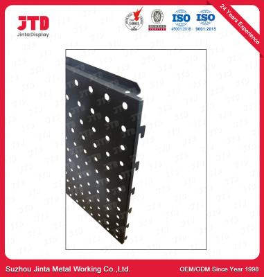 China Metal Supermarket Shelving Punched Back Panel 0.6mm Thickness for sale