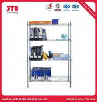 China Powder Coating Chrome Boltless Metal Shelving 50 - 80kg Per Layer for sale