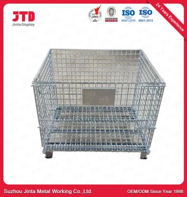 China Steel Q195 Storage Wire Cage Wire Display Shelving for sale