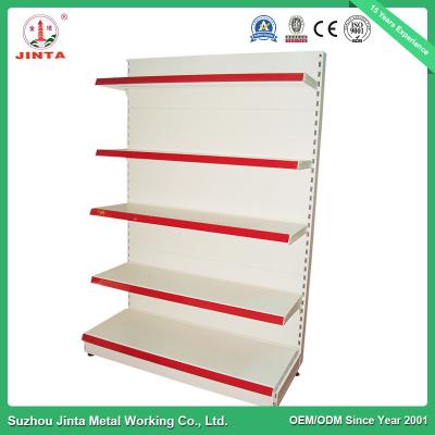 China Powder Coated Finish Supermarket Display Shelving For Gondola SGS for sale
