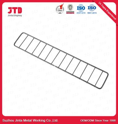 China Wire Stopper Supermarket Shelving Accessories Metal Fence for sale