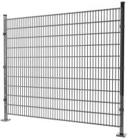China Double Wire Fence 656 868 Galvanized Welded Mesh 2D Fence Panels for sale
