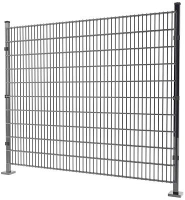 China Double Wire Fence 656 868 Galvanized Welded Mesh 2D Fence Panels for sale