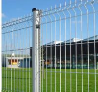 China Home Outdoor Decorative Metal 3d Bending Curved Fence Panel Welded Wire V Stainless Mesh Garden Fence for sale
