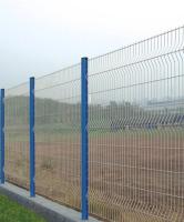 China Easily Assembled Welded Wire Mesh Powder Coated Folding Wire Mesh Fence with Bend Fence Rails for sale